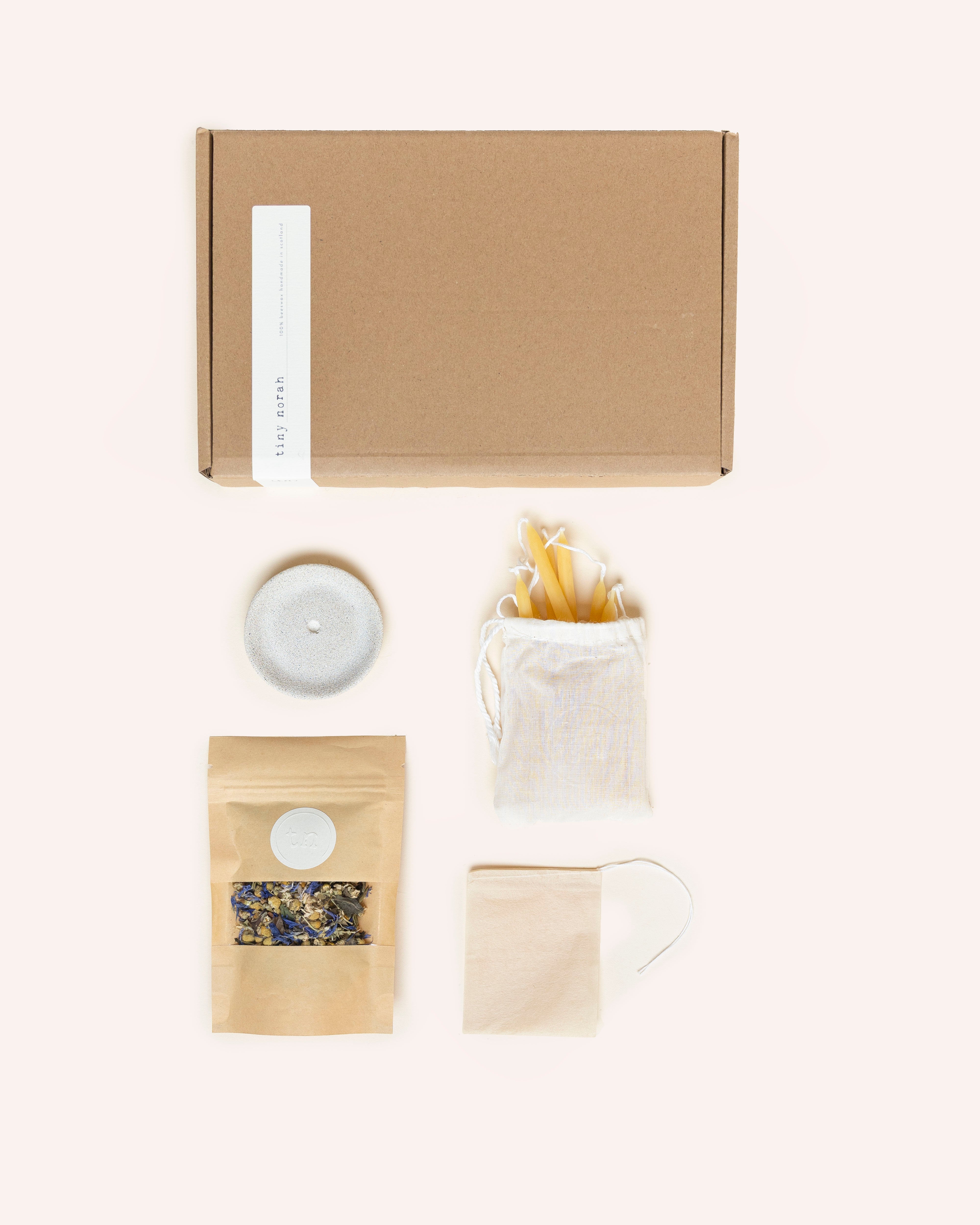 Tiny Taper Box Set with Tea – Òr