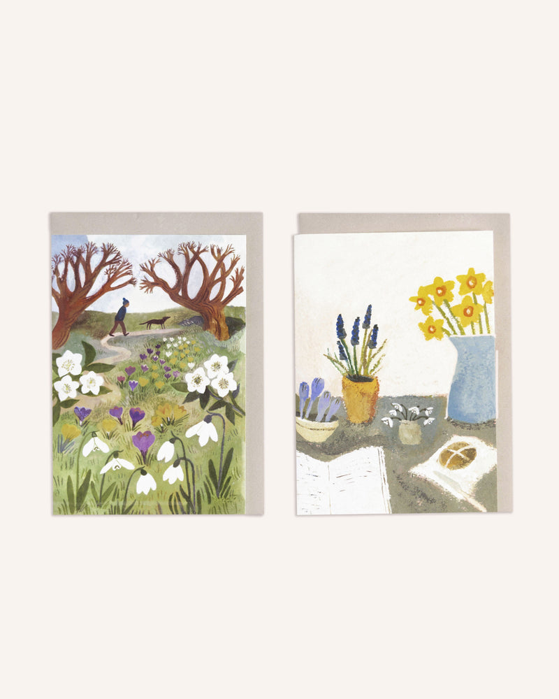 Signs of Spring Greeting Cards – Òr