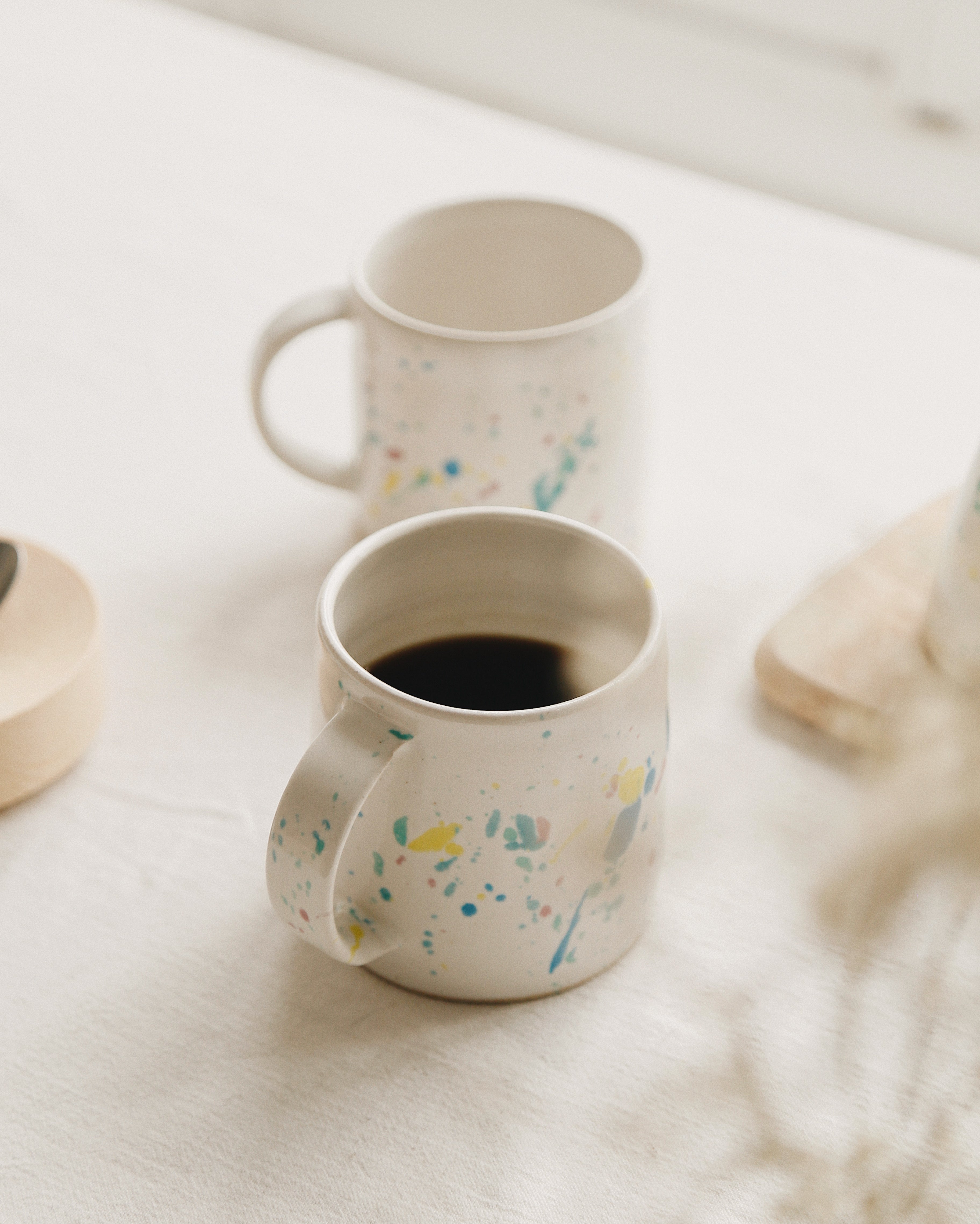 Square Mug | Handmade Confetti Glaze Mug You'll Love | Òr